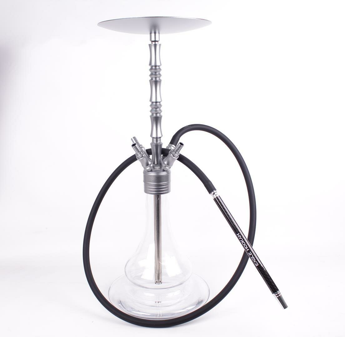 Eagle Hookah Aluminium Shisha - "NEON" - Silver, 109,95